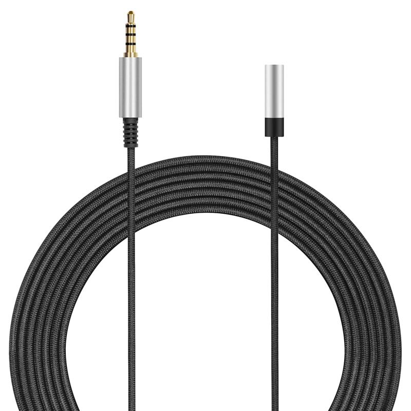 Geekria 3.5mmオス から 3.5mm メスヘッドフォン Plug アダプター、 変換オーディオ Plug 、 編組ナイロン コード タブレット、ラップトップ、コンピュータ、プロジェクタ、PC (240cm) と互換性があり29 ...