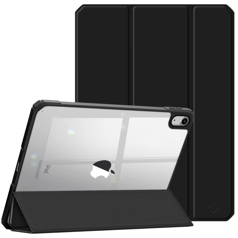Fintie iPad 第11世代 (A16、2025) / 第10世代 (2022) ケース 11/10.9インチ 透明バックカバー 三つ折スタンド スリープ機能 軽量 薄型 傷つけ防止 PU合成レザー TPU【対応機種】 iPad 第1...