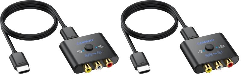 CAMWAY RCA to HDMI 変換 コンバーター