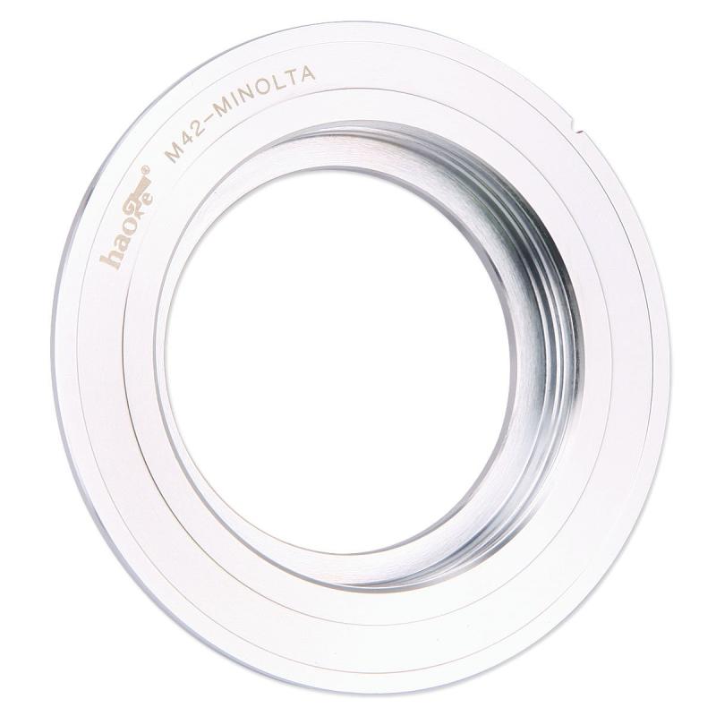 Haoge手動レンズマウントアダプタfor 42 mm m42マウントレンズにMinolta MD MCマウントカメラM42 42mmスクリューマウントレンズからミノルタMDMCカメラ用マニュアルレンズアダプター対応レンズ:M42 42mm...