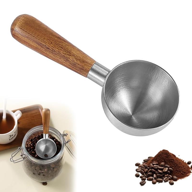CYBRIDGE コーヒー 計量スプーン 軽量スプーン 12g コーヒー豆計量 約12*5CM 耐久性 耐腐食性 お手入れが簡単 簡単に洗浄でき 人間工学 お茶 ココアパウダー ベーキングパウダー スパイスなど ベ【快適グリップ】流線型天然...