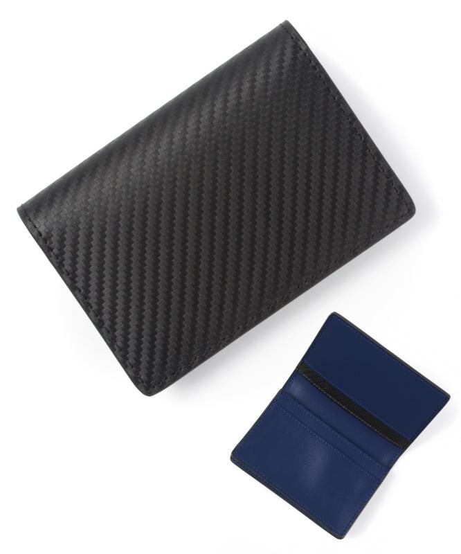 [GROOVE GEAR] [グルーブギア] 名刺入れ メンズ カードケース 本革 カーボンレザー 二つ折り おしゃれ ggs-2014カーボンレザー名刺入れ縦：8cm　横：11cm　マチ：2cm　重量：50g外側：カーボンレザー（牛革）　...