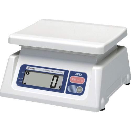 A&amp;D 取引証明用 デジタルはかり SK-2000iひょう量:2000g 最小表示:2g(使用範囲:40g~2000g) 皿寸法:230(W)*190(D)mm 検定付