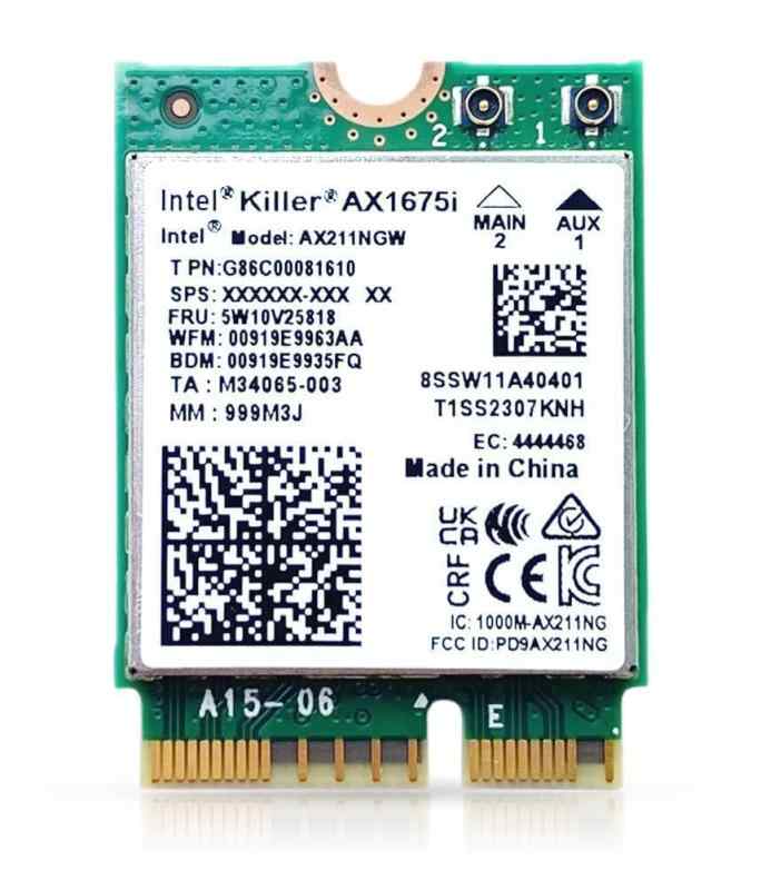 HighZer0 Electronics AX1675i Killer Series Upgraded WiFi 6E Adapter | Gaming WiFi Adapter | CNVio2 M.2 Wifi Card | 2.4 G...