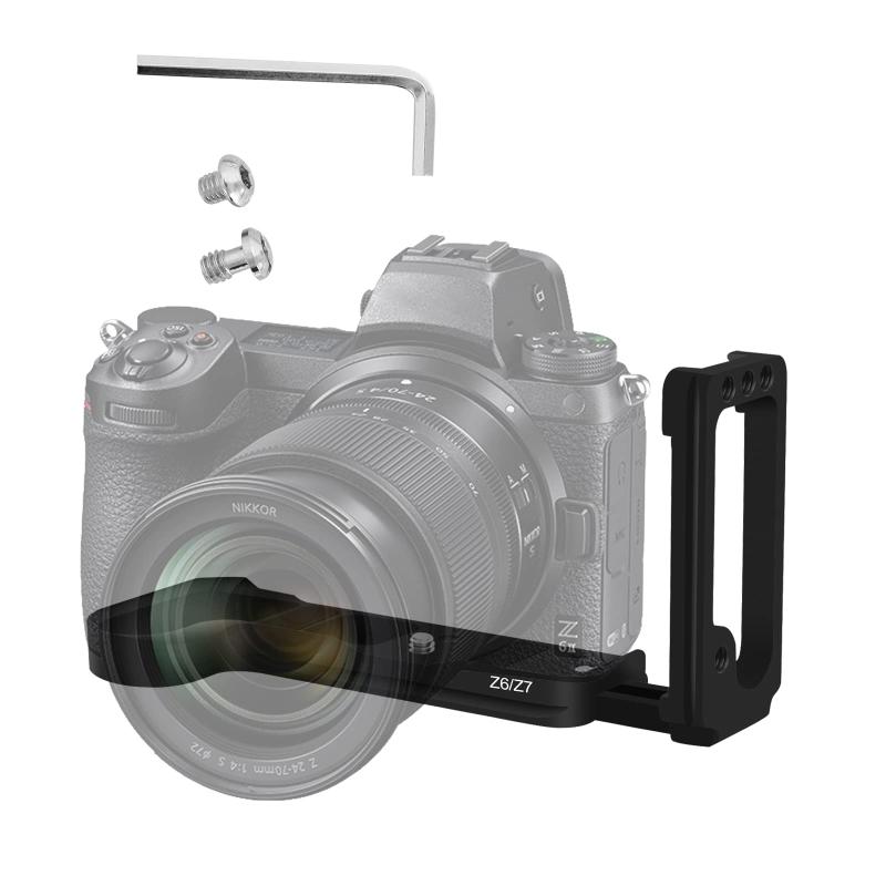 Z6 Z6 II / Z7 Z7 II 垂直シュートハンドグリップ, 拡張版 Z6 Z6 II / Z7 Z7 II クイックリリースLプレートカメラブラケットホルダー ニコンZ6 Z6 II / Z7 Z7 IIニコンZ6Z6 II / ...