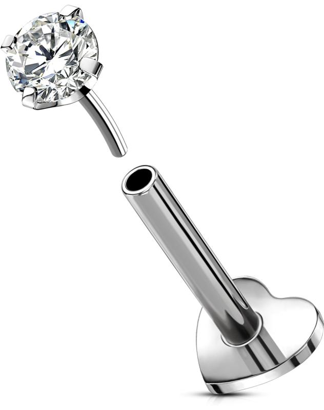OUFER ボディピアス チタン トラガス イヤリング 16G ヘッドレス リップピアス プッシュイン 5/6/8/10/12mm ヘリックスコンク ラブレットピアス ジュエリー 軟骨イヤリングヘリックスイヤリングはチタン素材を使用しており...