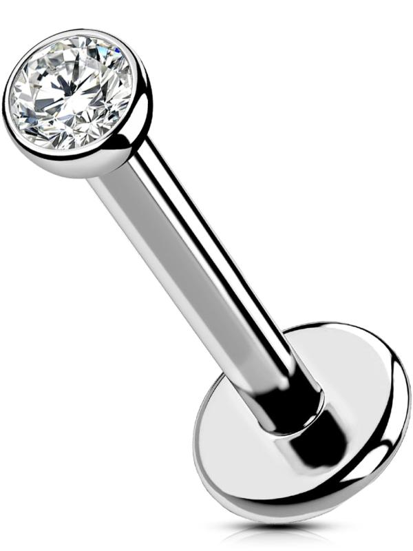 OUFER ボディピアス チタン スレッドレス ラブレット スタッド ピアス 6mm/8mm/10mm/12mm リップバー ヘリックス トラガス イヤリング ピアス ジュエリー 16G プッシュイン トラガス ヘリックス リリップピアスタ...