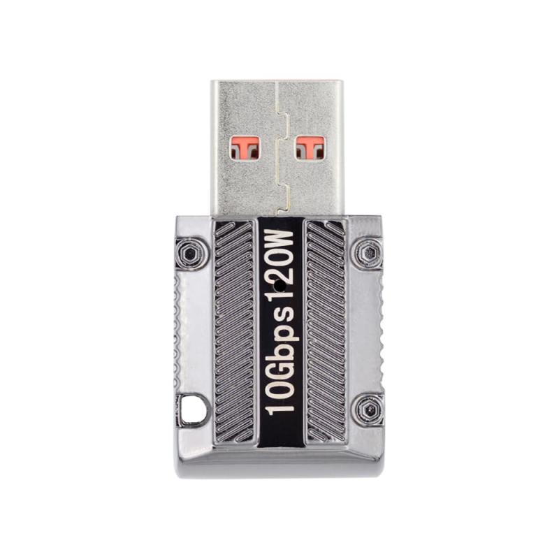 xiwai USB 3.1 Type C オス - USB 3.0 A メス アダプター 10Gbps メカ サイバーパンクスタイル USB-C OTG データコンバーター
