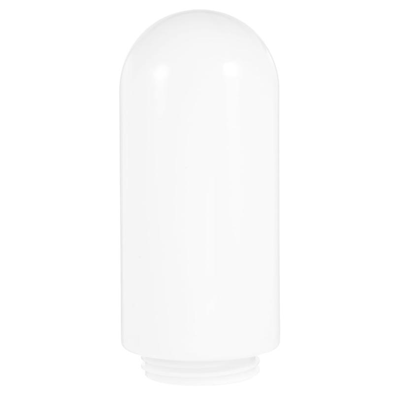 Mobestech 【アクリル製 丸型グローブランプシェード】 庭園灯 柱灯 塀灯 外灯 カバー 交換用 ねじ口 6.5cm 乳白色 ドーム型 防水 防塵 ガーデンライト エクステリアライト アクセサリー 高さ 24c【アクリル製で耐久性抜...