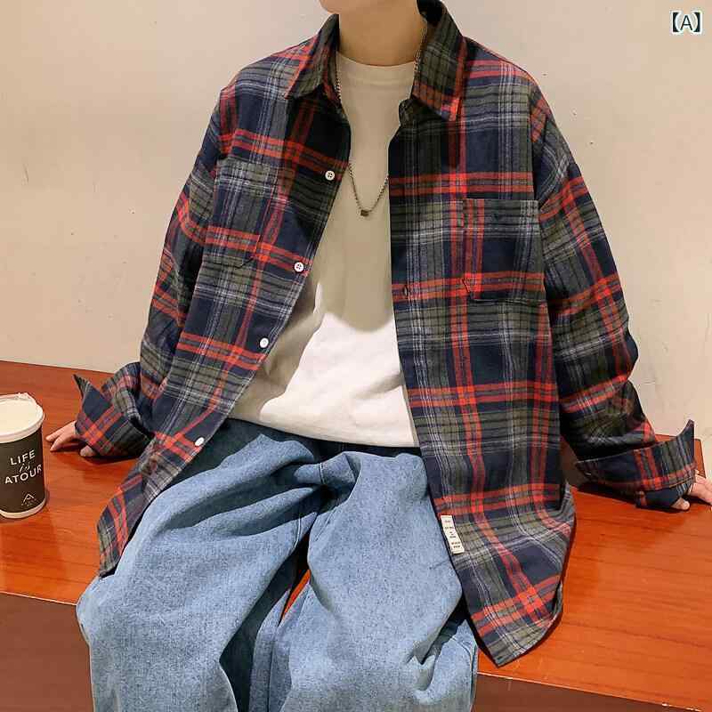 ・スタイル: 青春潮流・カテゴリ: シャツ・対象年齢: 成人・対象性別: 男性・対象シーン: 日常・スタイル詳細: 開衫・フィット感: ルーズフィット・カラー展開: ブルー、ダークグリーン・サイズ展開: M、L、XL、2XL、3XL、4XL...