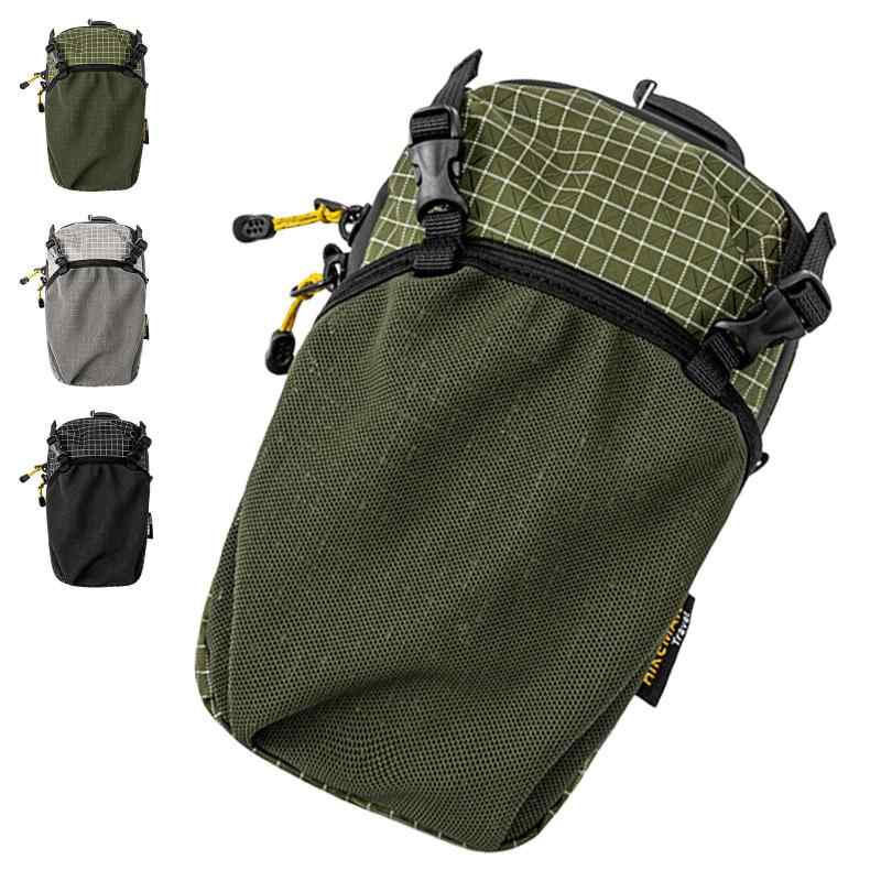 スマホポーチ リュック 取り付け アウトドア ベルトポーチ リュックにつける 登山用 ザックに付けて 6.5インチまで対応 便利 ズレ防止 軽量 防水ファスナー メンズ 登山 旅行 作業 自転車用