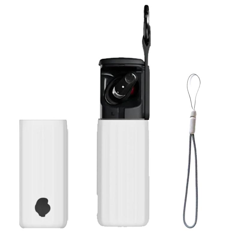 For Skullcandy Method 360 ANC XT ケース 保護カバー シリコンケース SpinoArmor 装着充電可能 全面保護 落下防止 キズ防止 耐衝撃 防塵 軽量 収納 カラビナ付き Skullcandy Metho...