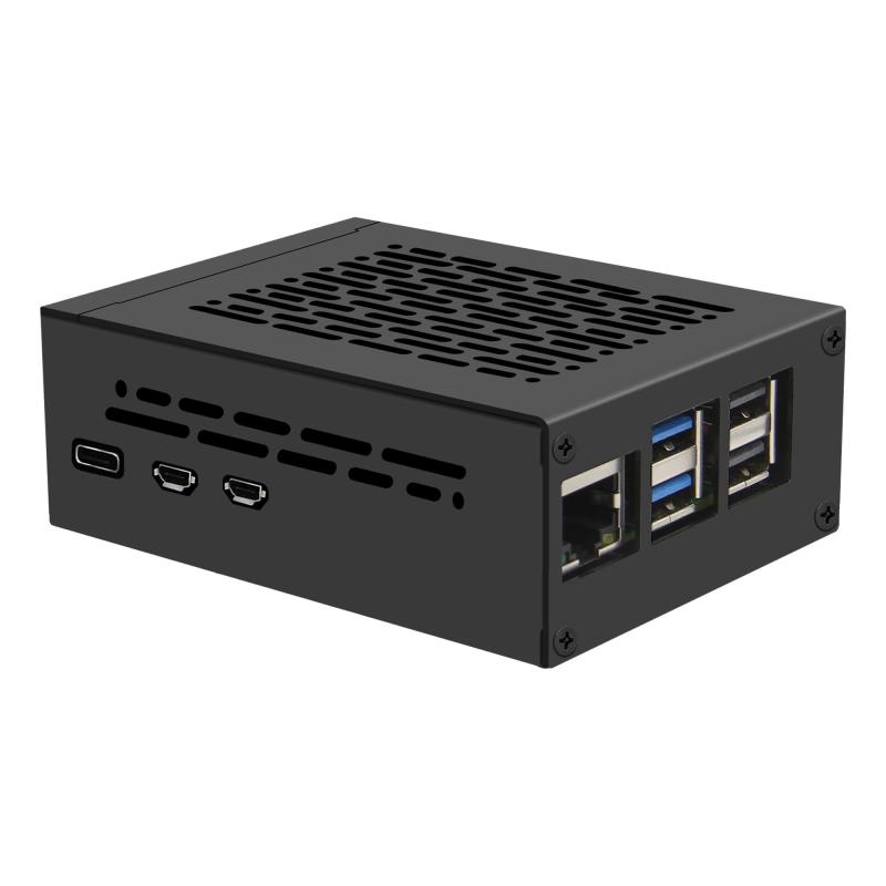 Geekworm 金属ケース(P580)、 Raspberry Pi 5とX1002ボードのみ適用Raspberry Pi 5やX1002ボードやアクティブクーラーなどは付属していませんPi 5とX1002 PCIe M.2 NVMe 拡張...