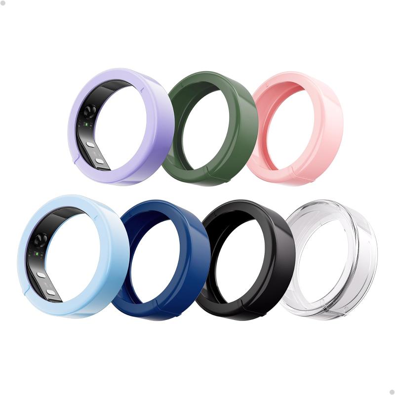 RingConn スマートリングプロテクター – 超薄型シリコンカバー ストレッチフィット アウトドア ジム 日常使用 – RingConn Gen 2 &amp; Gen 2 Airに対応プレミアムセーフシリコン - 高品質の安全なシリコ...
