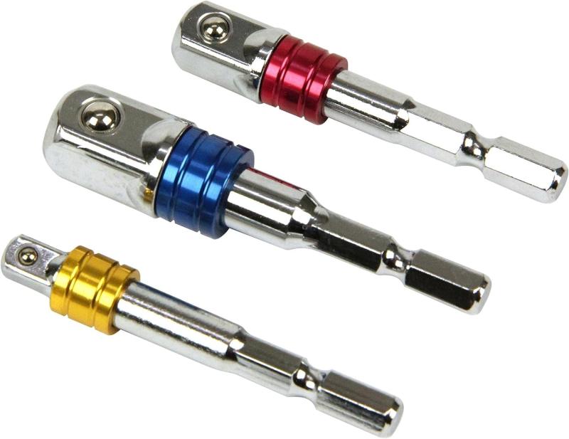 LEAUNGYOO ソケットアダプターセット ソケットアダプター 六角ビット セット 電動ドリルソケット 六角ドリルビット 差込角 1/4 (6.35mm) 3/8 (9.5mm) 1/2 (12.7mm) インパクト用 ビット電動ドリル用...