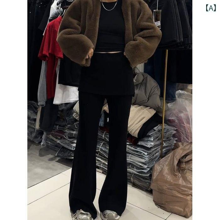 ・カテゴリ: 休闲裤・スタイル: 基本款・パンツタイプ: 大喇叭型・パンツ丈: 長ズボン・厚み: 通常・主な素材: 雪尼尔・主な素材成分: 氨纶・主な素材成分含量: 30%以下・カラー展開: 黒不加绒、灰不加绒、黒加绒、灰加绒・サイズ展開:...