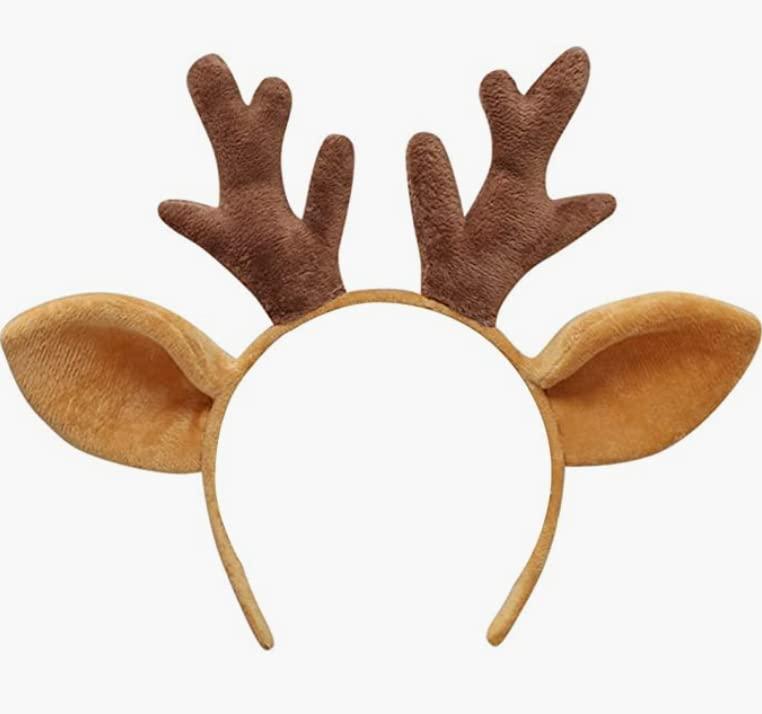 クリスマス トナカイカチューシャ ヘッドバンド ヘアバンド ヘアフープ ヘアアクセサリー 髪飾り ヘアクリップ 髪留め コスチューム用小物 鹿の角 アントラー パーティー用品 男女兼用 コ