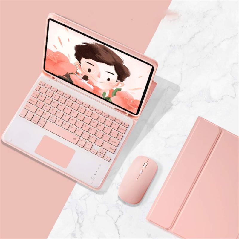 タッチパッド付き iPad Air5 Air4 キーボードカバー iPad Air 第4/5世代 10.9インチ2022/2020 キーボーケース Apple Pencil収納可能 ワイヤレスBluetooth キーボード 分離式 超軽量 ...