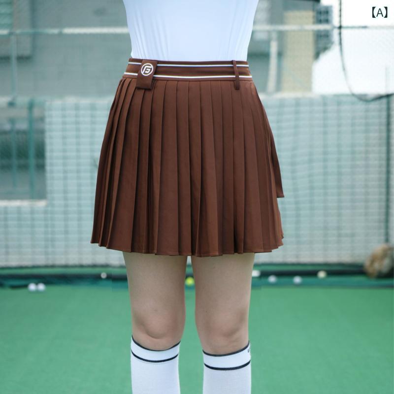 ・カテゴリ: ゴルフスカート・スタイル: スポーツ・主な素材: ポリエステル92%・柄: 無地・カラー展開: ブラウン、ブルー・サイズ展開: S、M、L、XL、XXL・対象年齢: 成人・対象性別: 女性・対象シーン: ランニング、フィットネ...