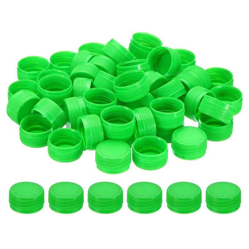 PATIKIL 30 mm 工芸品用ペットボトルキャップ 200個 再利用可能 保護ボトルねじ蓋 空のコンテナ DIY スクラッ プブックの装飾用 ブ ライト緑仕様：材質: PEプラスチック、カラー：ブ ライト緑、サイズ：32x30x17 ...