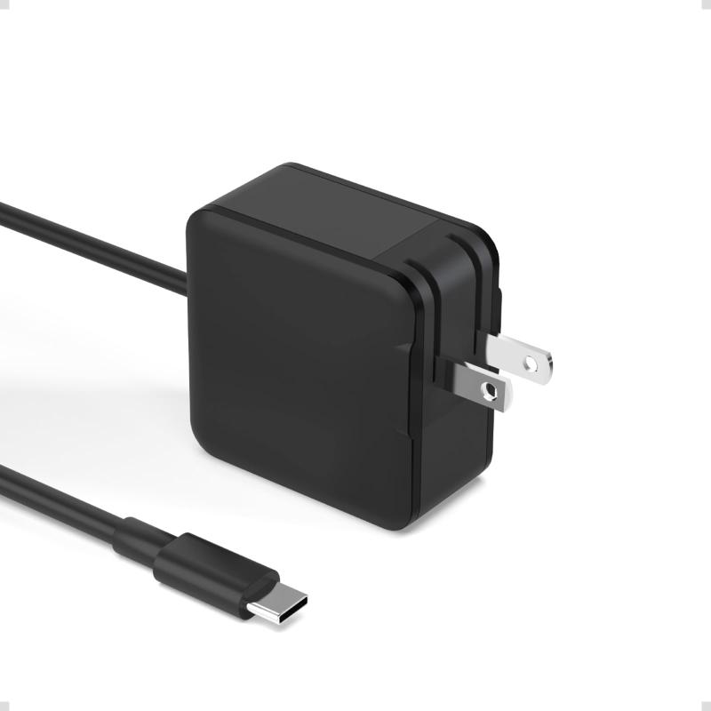 FFZZKJ Dell 用 65W USB-C ACアダプター ノートPC用アダプター Type-C PD対応 60W タイプC ACアダプター GaN窒化 20V 3.25A 65W USB C 充電器 対応Dell Latitude 5...