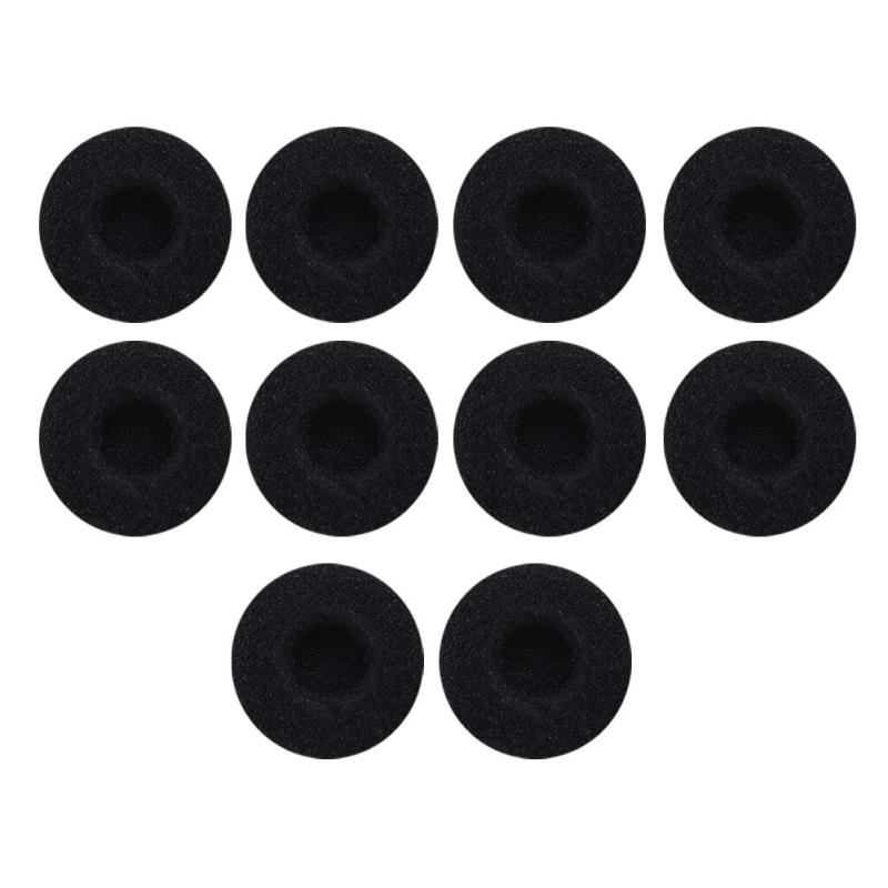casualcatch イヤホン 交換用イヤーパッド 15mm〜20mm 10個入 イヤークッション 高弾性 耐久性 スポンジ製 イヤーパッド イヤホン用 ブラック