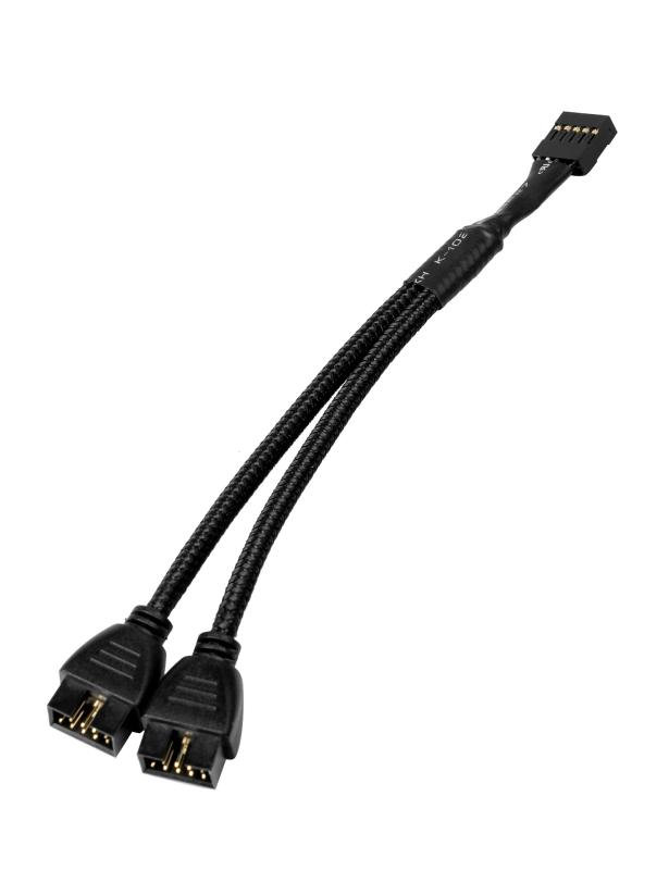 9ピン USB2.09ピンUSB2.0-デュアル9ピンケーブル