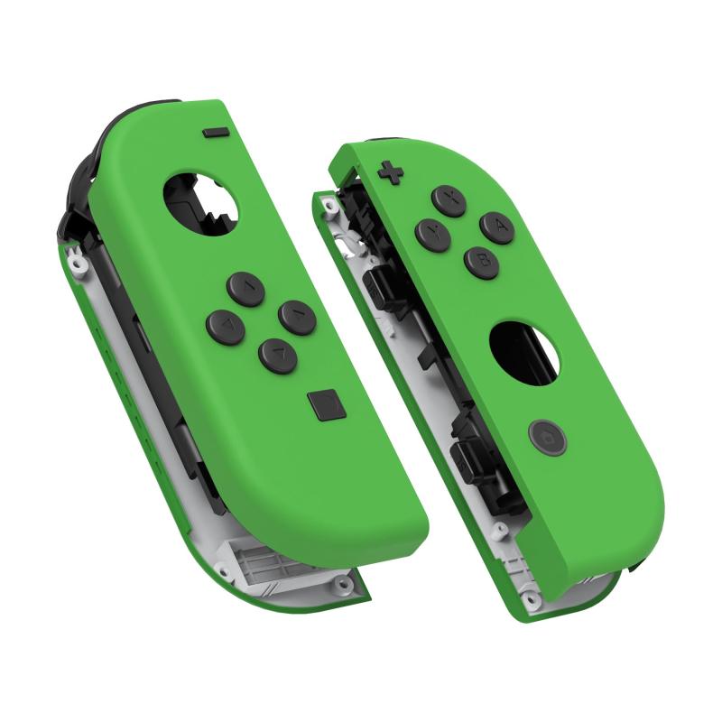 eXtremeRateスイッチ ジョイコンに対応用交換シェル、ジョイコン switchとswitch 有機elに対応用ハンドヘルドコントローラーハウジングケース、フルセットボタン付き、ジョイコンに対応用DIY交