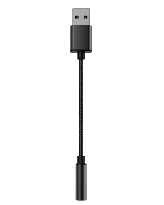 GUROYI USB オーディオ 変換アダプタ - USB to 3.5mmイヤホン/マイク変換ケーブル - USB外付けサウンドカード - DACチップ内蔵 - 24bit/96kHzハイレゾ対応 - 4極 TRRS - PS4などに対応...