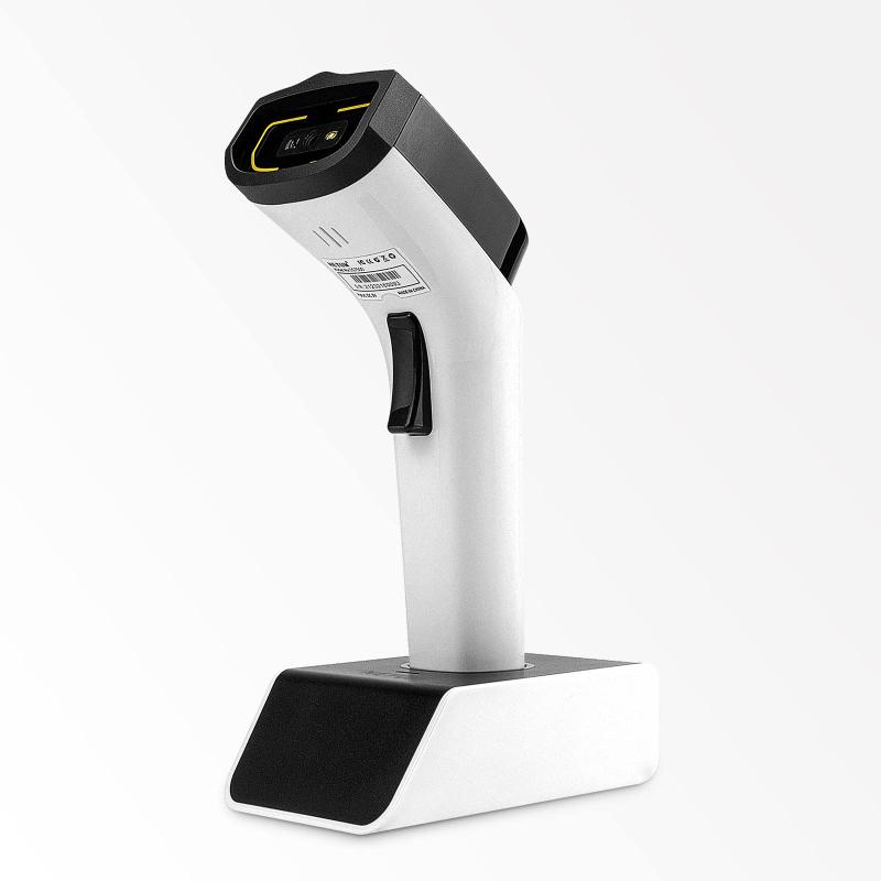 NETUM Bluetooth ワイヤレス 2D バーコード スキャナー、充電クレードル付き、ハンズフリー自動感知バーコード リーダー 1D 2D QR pdf417 スキャン ガン、MAC OS、Windows、iOS、Android で...
