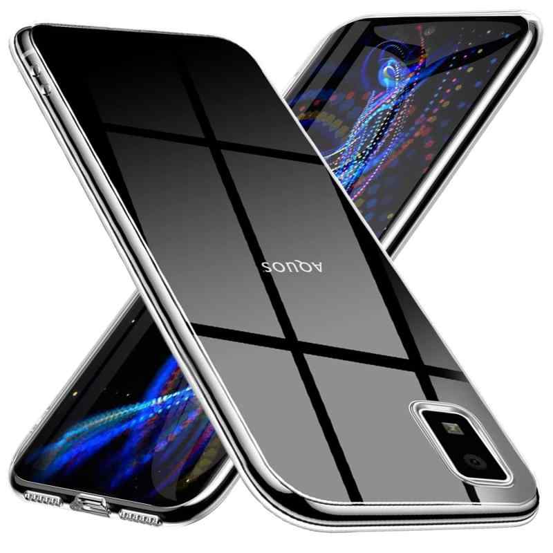 SHARP 用 ケース クリア TPU 薄型 軽量 耐衝撃スマホカバー 透明 滑り止め ソフトカバー 全面保護 スクラッチ防止 レンズ保護 ワイヤレス充電対応 SHARP 用保護カバー AYS-20【適用機種】SHARP【透明度を持続】SH...