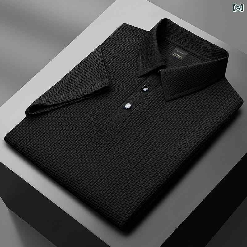 ・カテゴリ: POLOシャツ・スタイル: 簡約・袖丈: 短袖・版型: 合体型・柄: 無地・厚み: 薄手・主な素材: ナイロン91-95%・機能: 透気性、ノーアイロン、高耐色性・カラー展開: ブラック、ホワイト、ライトグレー、ダークグレー、...
