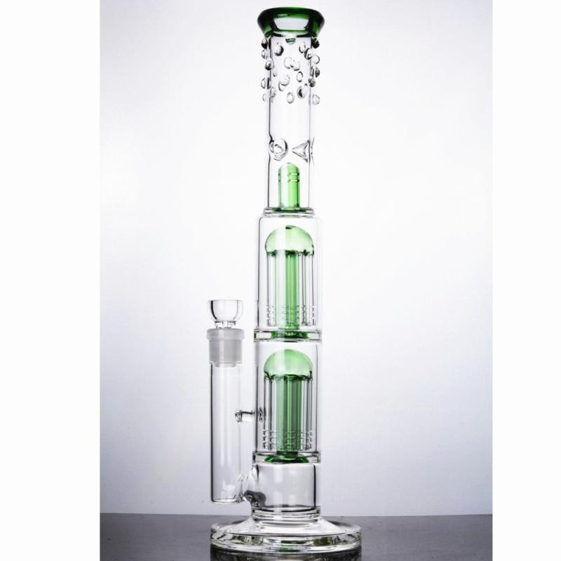 RORA Bong ボング 40cm (グリーン, 18.8mm)高さ：40cmまっすぐ ボングジョイントサイズ: 18.8mm