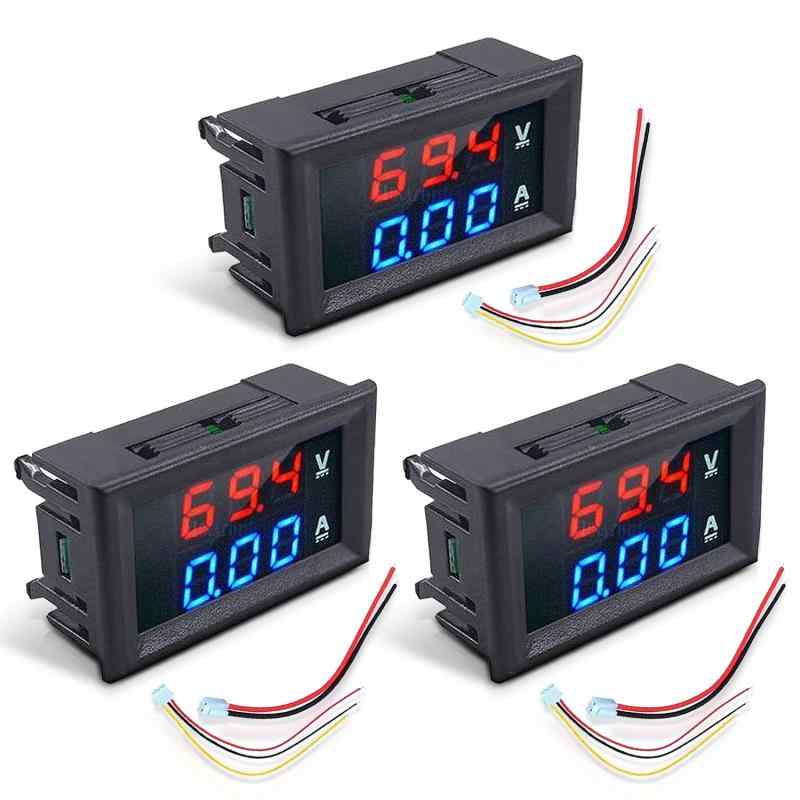 DiyStudio 3個セット DC4.5 ～ 30V駆動0.28"デジタル電圧計電流計電圧計