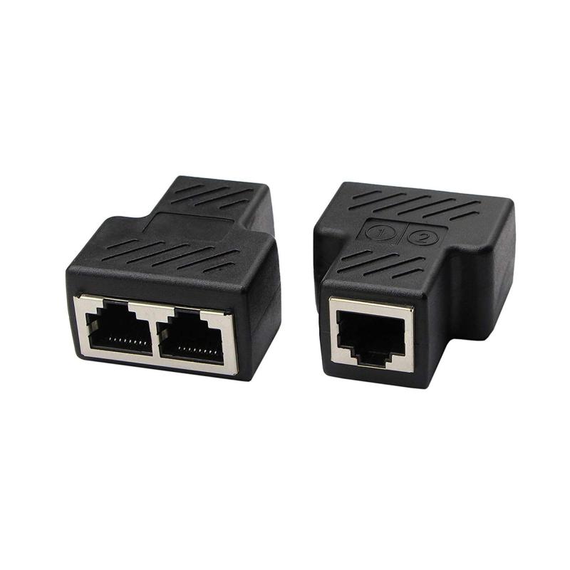 CERRXIAN RJ45ネットワークスプリッタアダプタ LANケーブル延長コネクタ LANイーサネットソケットコネクタアダプタ 二 股 分岐 コンパクト ギガビット タ プラグ 8P8C メス-メス アップグレードバこの製品は主に、不十分...