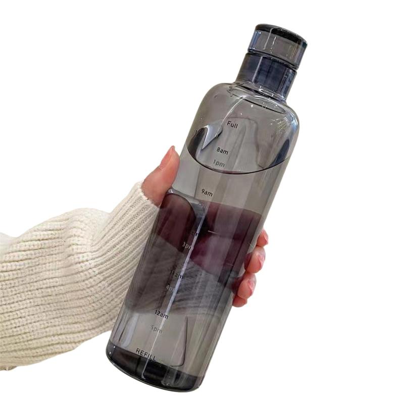 【日常使いに適した安全樹脂製】YIHFBB 水筒 500ml 750ML 水筒 ボトル クリアボトル 水筒 直飲み透明 プラスチックボトル 水筒 オシャレ 軽量 memobottle水筒 ボトル 飲んだ量がわかる水筒 ランニン1.商品仕様:...