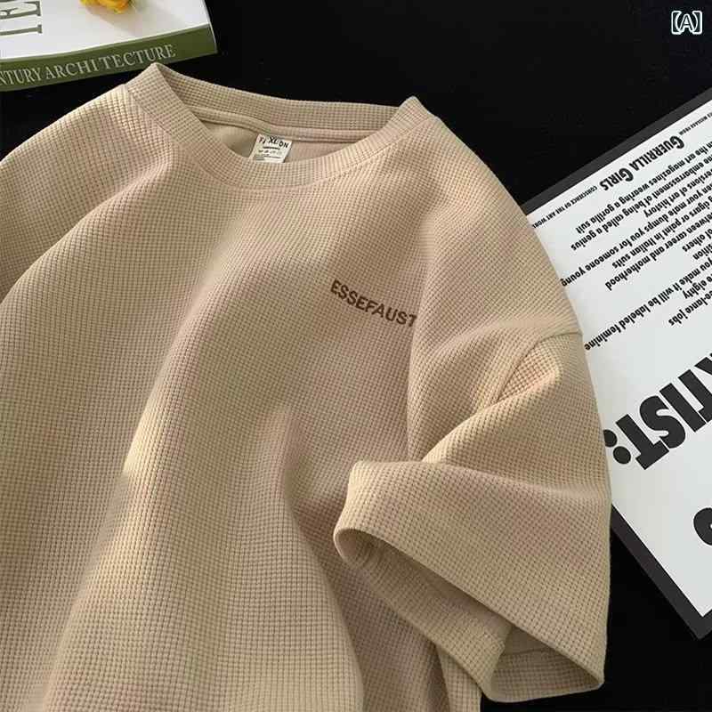 ・カテゴリ: Tシャツ・スタイル: プリント・主な素材: ポリエステル99%・ネックライン: ラウンドネック・袖丈: 半袖・カラー展開: 杏色、白色、黒色、コーヒー色・サイズ展開: M、L、XL、2XL、3XL