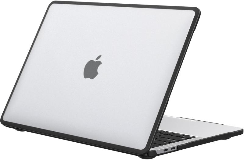 BlueSwan MacBook Proケース 2024 2023-2017 ひび割れ防止、指紋防止ハードシェルケース、耐久性のあるファッショナブルな MacBook カバー、ソフト TPU バンパー + PC