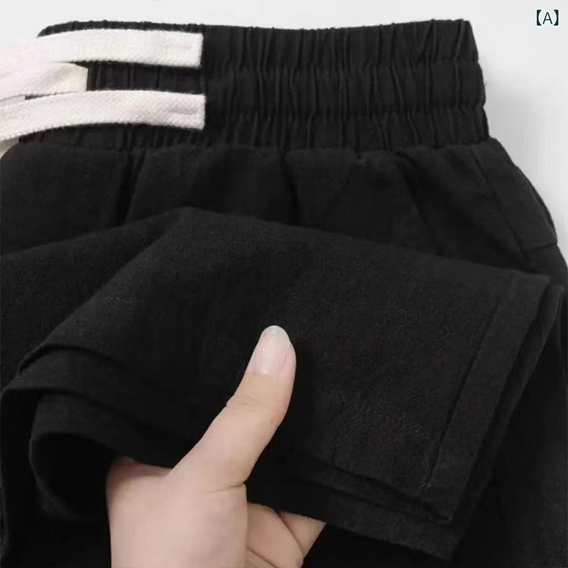 ロングパンツ メンズ 綿麻パンツ パンツ 速乾 カジュアルパンツ スポーツウェア 涼しい 快適 薄手 ゆったり ストレート 無地 ボトムス オールシーズン 普段着 アウトドア 部屋着・カテゴリ: スポーツカジュアルパンツ・スタイル: 韓国風...