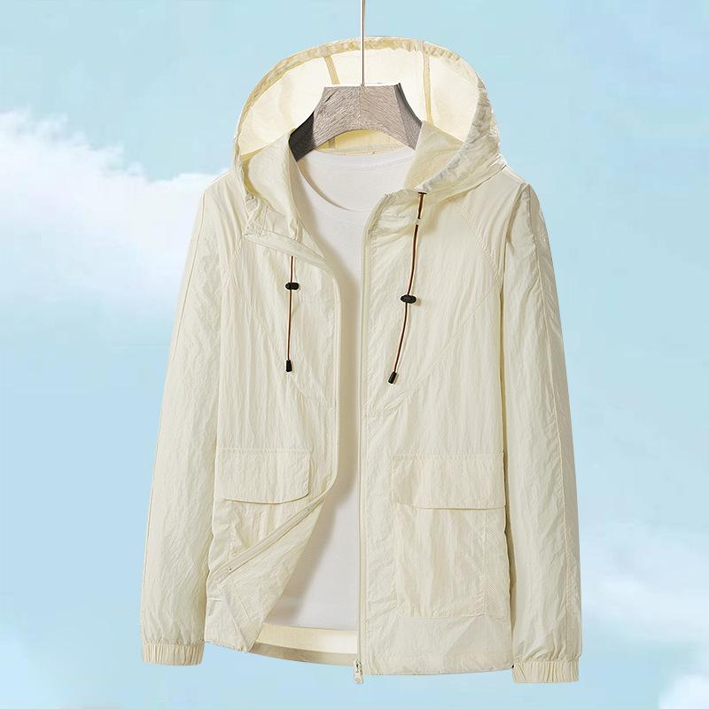 マウンテンパーカー メンズ レディース フード付き アウター 山系 アウトドア ワークウェア 日焼け止め服 UVカット 薄手 大きいサイズ ユニセックス 普段使い 通勤用 カジュアル オールシーズン・生地の厚さ: 薄手・カテゴリ: アウトド...