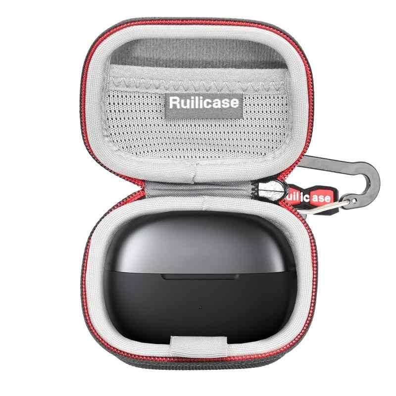 Ruilicase 収納ケース 互換品 Shokz対応【衝撃吸収性】外は耐久性が長持ちしているEVA素材と1680D生地で作られ、裏地は柔らかなベルベット生地、外からの衝撃、擦り傷等を防止できます。耐衝撃性で準防水加工。
