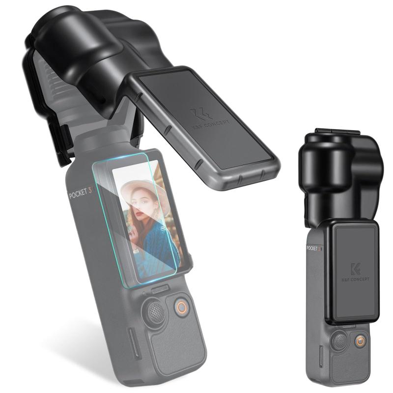 K&amp;F CONCEPT Osmo Pocket 3 保護カバー スクリーン全方位から保護できる【D*I Pocket 3保護カバー】は、D*I Osmo Pocket 3用に設計されたジンバルレンズスクリーン保護カバーです。外蓋はよ...