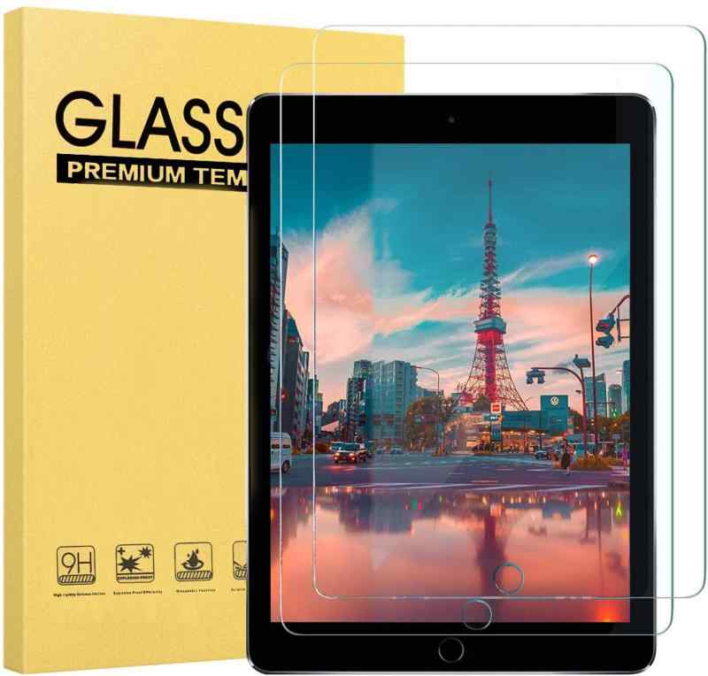 Holdtech 【2枚入り】iPad9.7ガラスフィルム iPad 9.7/Air2/Air/iPad Pro 9.7 フィルム 強化ガラス液晶保護フィルム対応機種： New iPad 9.7インチ（2018/2017年新型） / iPa...