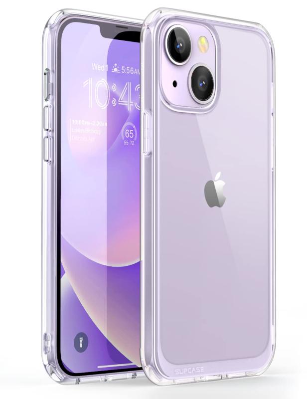 SUPCASE iPhone14 Pro Max ケース 2022 背面透明 クリアカバー 米軍MIL規格取得 衝撃吸収 カメラ保護 薄型 密着 ワイヤレス充電対応 UBStyleシリーズ