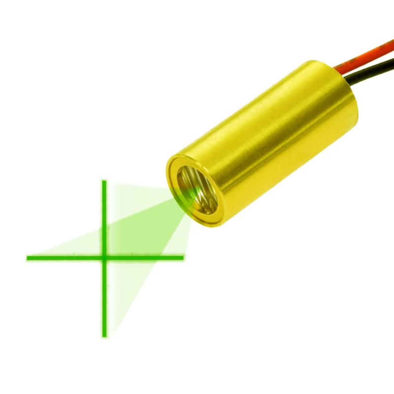 Quarton レーザーモジュール 29 series ラインレーザーレーザー最大出力: 0.39mW未満 (クラス1)。寸法：D9 x 26 mm。
