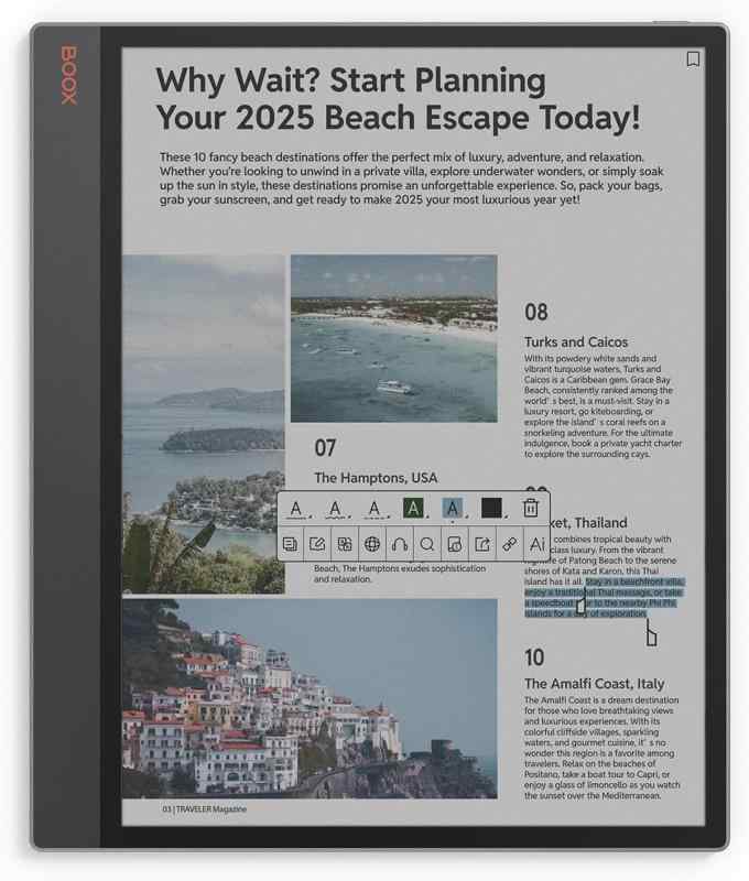 BOOX Tab X C 13.3色 ePaper 6G 128G E 電子書籍リーダー 300 PPIEMRスタイラスには対応していません。画面：13.3インチKaleido 3（4,096色）ガラススクリーン、フラットカバーレンズ付き解...
