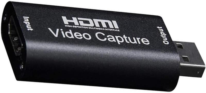 HUIKKJP キャプチャーボード HDMIキャプチャーカード 超小型 USB2.0対応 1080p UVC規格準拠 電源不要 持ち運びに便利HDMIビ1.接続技術：先進的なUSB 2.0インタフェースを採用し、高速で安定したデータ伝送を確...