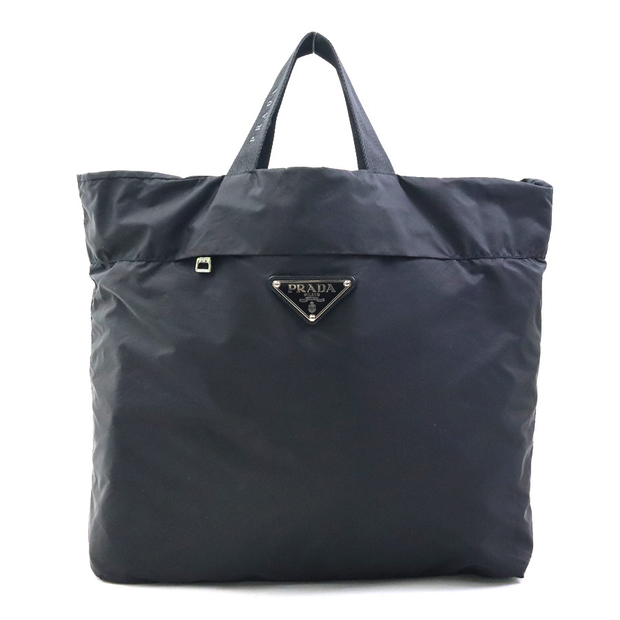 海外販売対応(Global shipping)プラダ PRADA　 ハンドバッグ エコバッグ ブラック ナイロン ユニセックス 送料無料 【中古】 56531a クリックで拡大します 商品詳細 商品の状態 【外・表面】薄汚れ 商品ランク A...