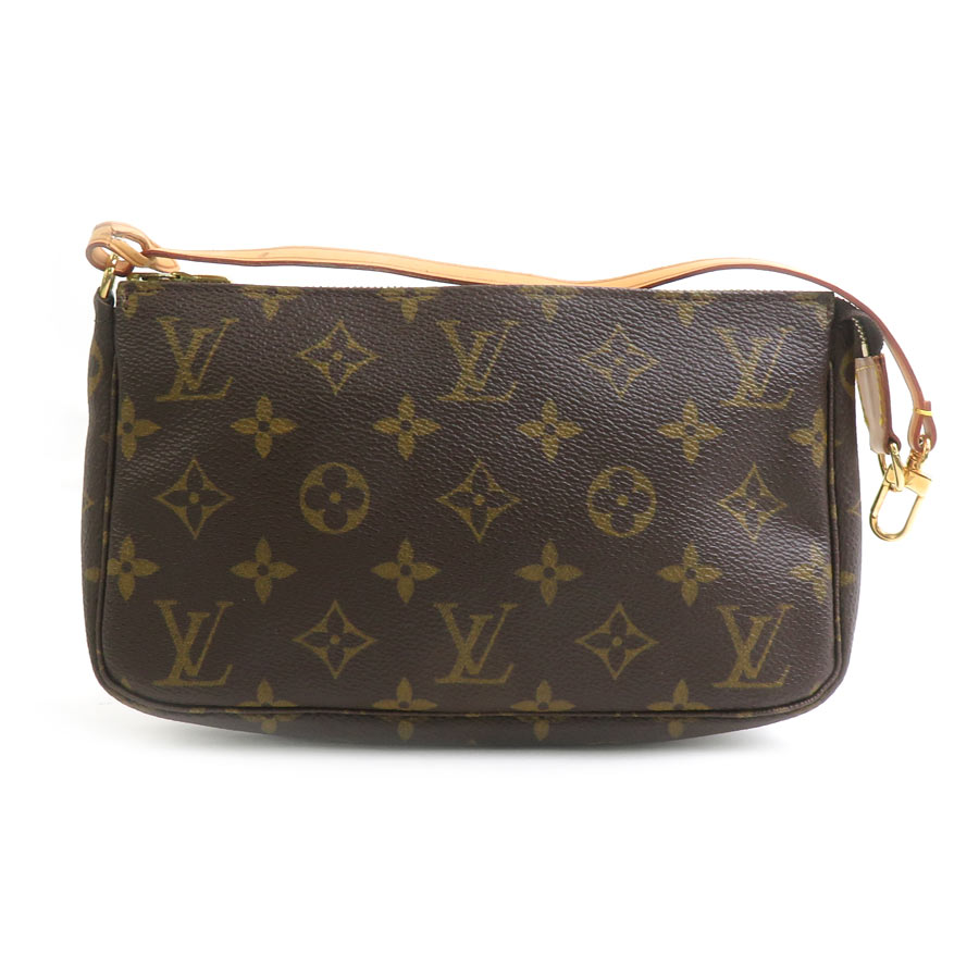 海外販売対応(Global shipping)ルイ ヴィトン LOUIS VUITTON　 アクセサリーポーチ ハンドバッグ モノグラム ブラウン モノグラムキャンバス ポシェット アクセソワール レディース M51980 送料無料 【中古...