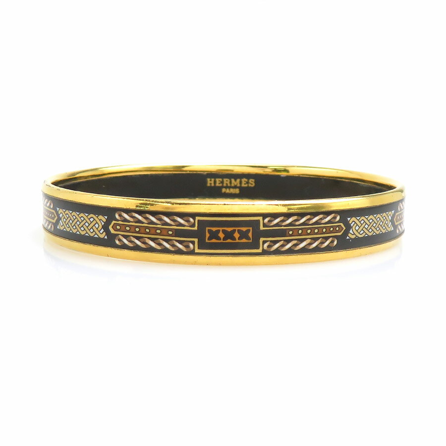 海外販売対応(Global shipping)エルメス HERMES　 バングル ブレスレット エマイユ ゴールド/ブラック/ホワイト メタル/エナメル レディース 送料無料 【中古】 e61914a クリックで拡大します 商品詳細 商品の...